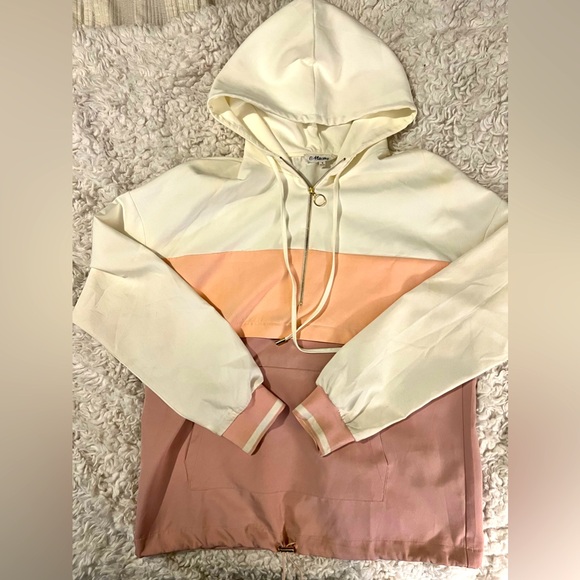 MACARON | Sweaters | Macaron Quarter Zip Hoodie | Poshmark